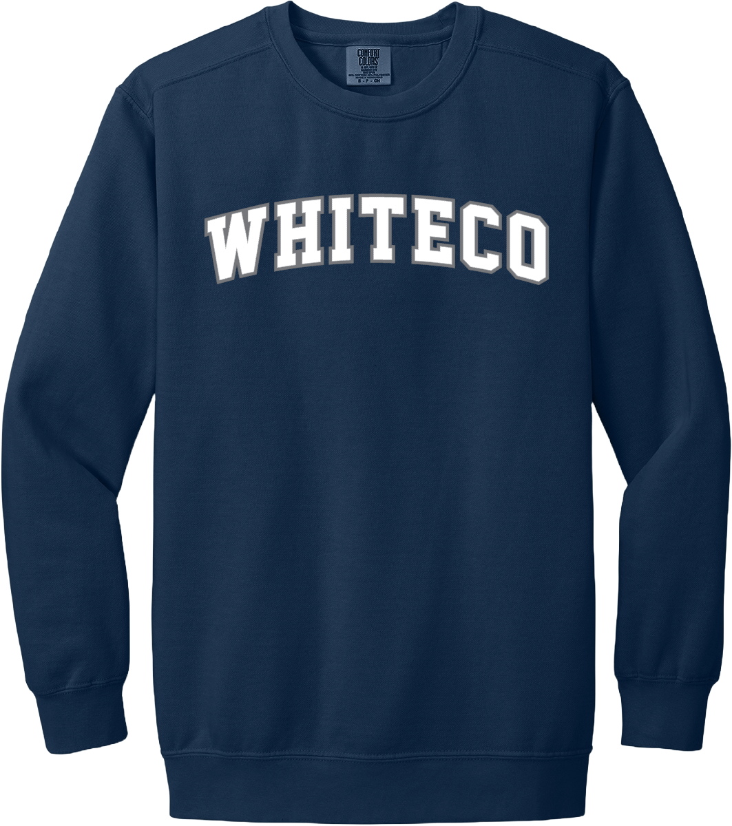 WhiteCo Comfort Colors Sweatshirt (True Navy) – WCWarriorWear