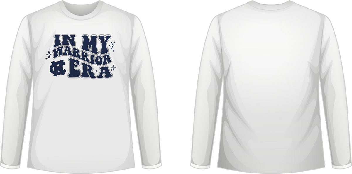 Warrior Era Comfort Colors Long Sleeve Tee (White) – WCWarriorWear